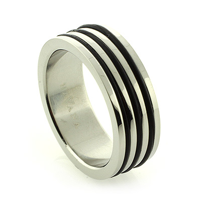 Stainless Steel Men's Sport Ring